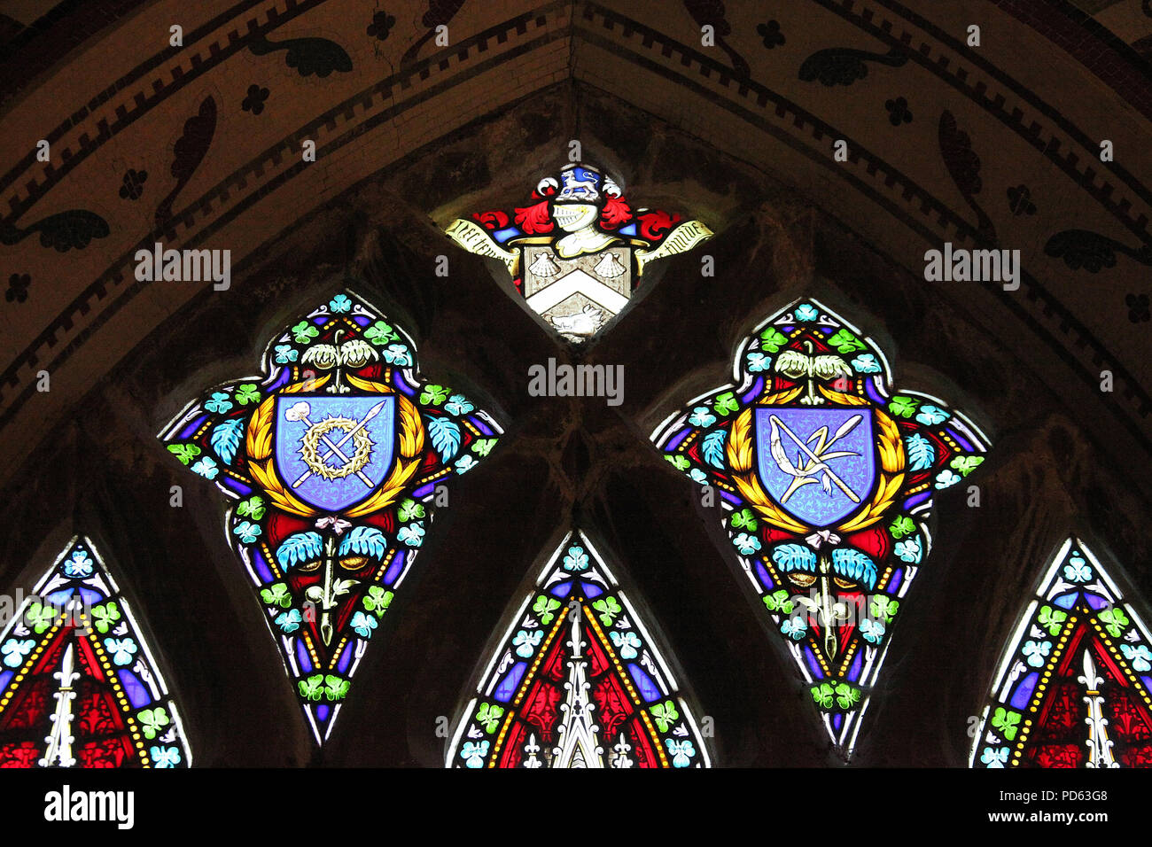 Stained glass by William Warrington at the Church of the Ascension in ...