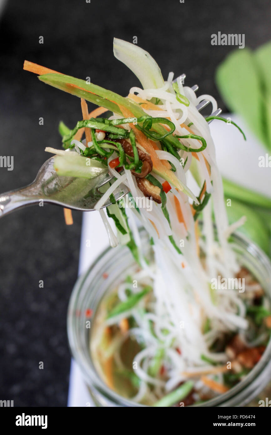 chinese noodles broth soup Stock Photo - Alamy