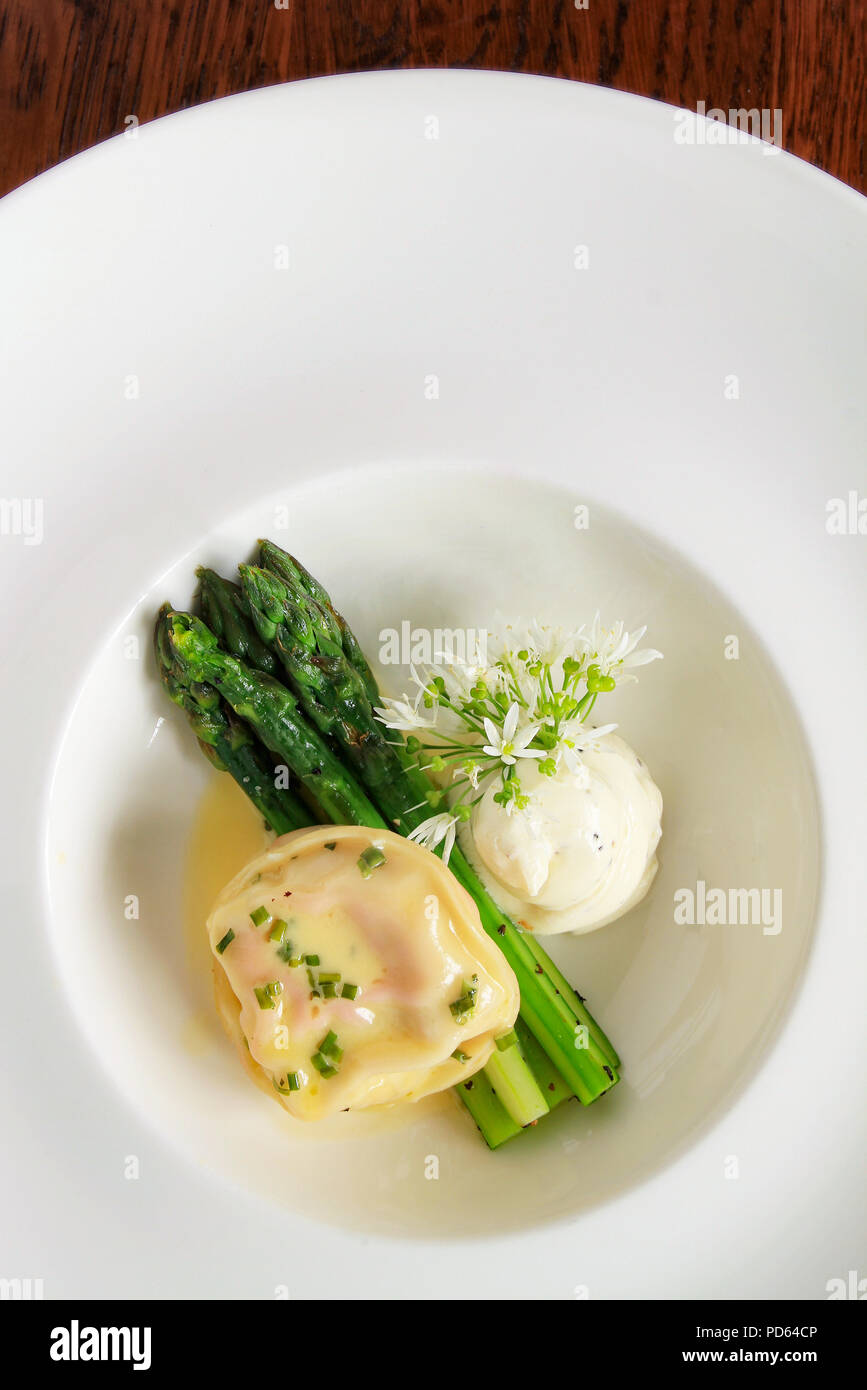 plated pasta main meal Stock Photo - Alamy