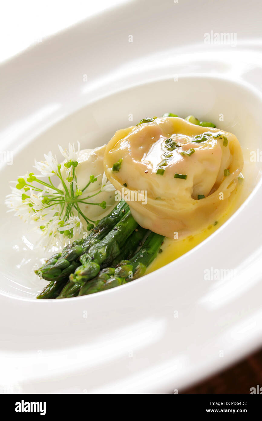 plated pasta main meal Stock Photo - Alamy
