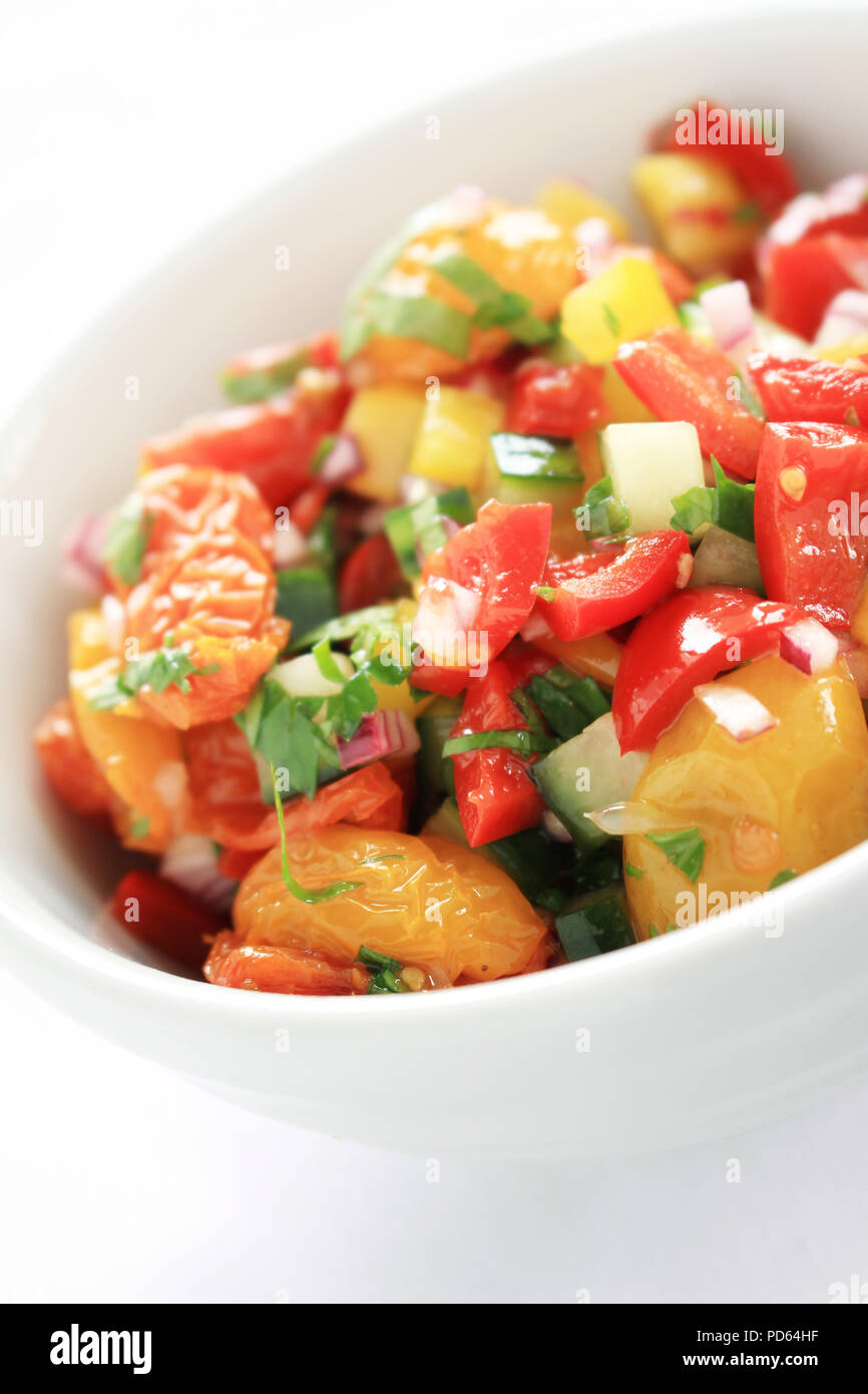 mixed vegetable salsa Stock Photo - Alamy