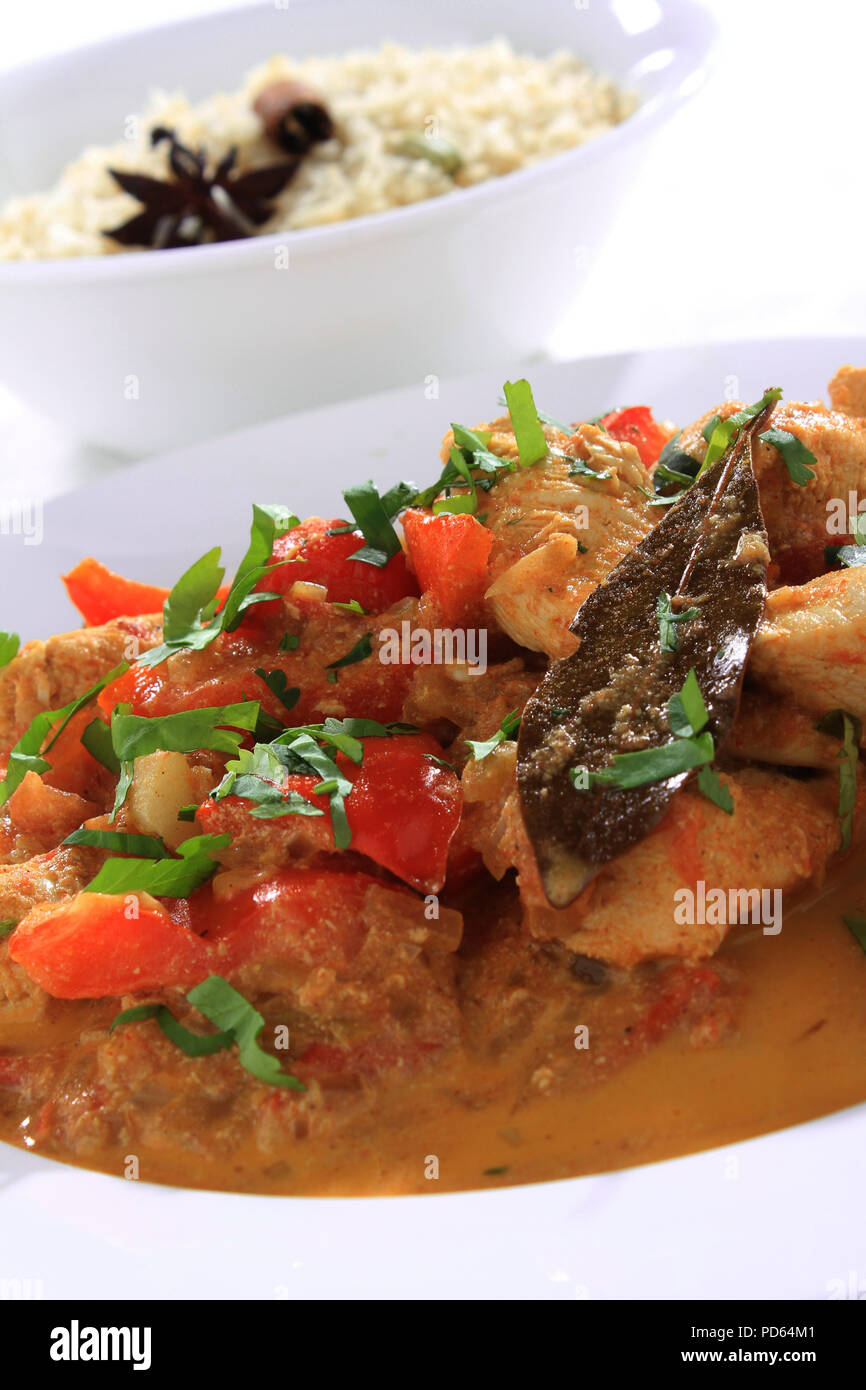 traditional indian curry meal Stock Photo - Alamy
