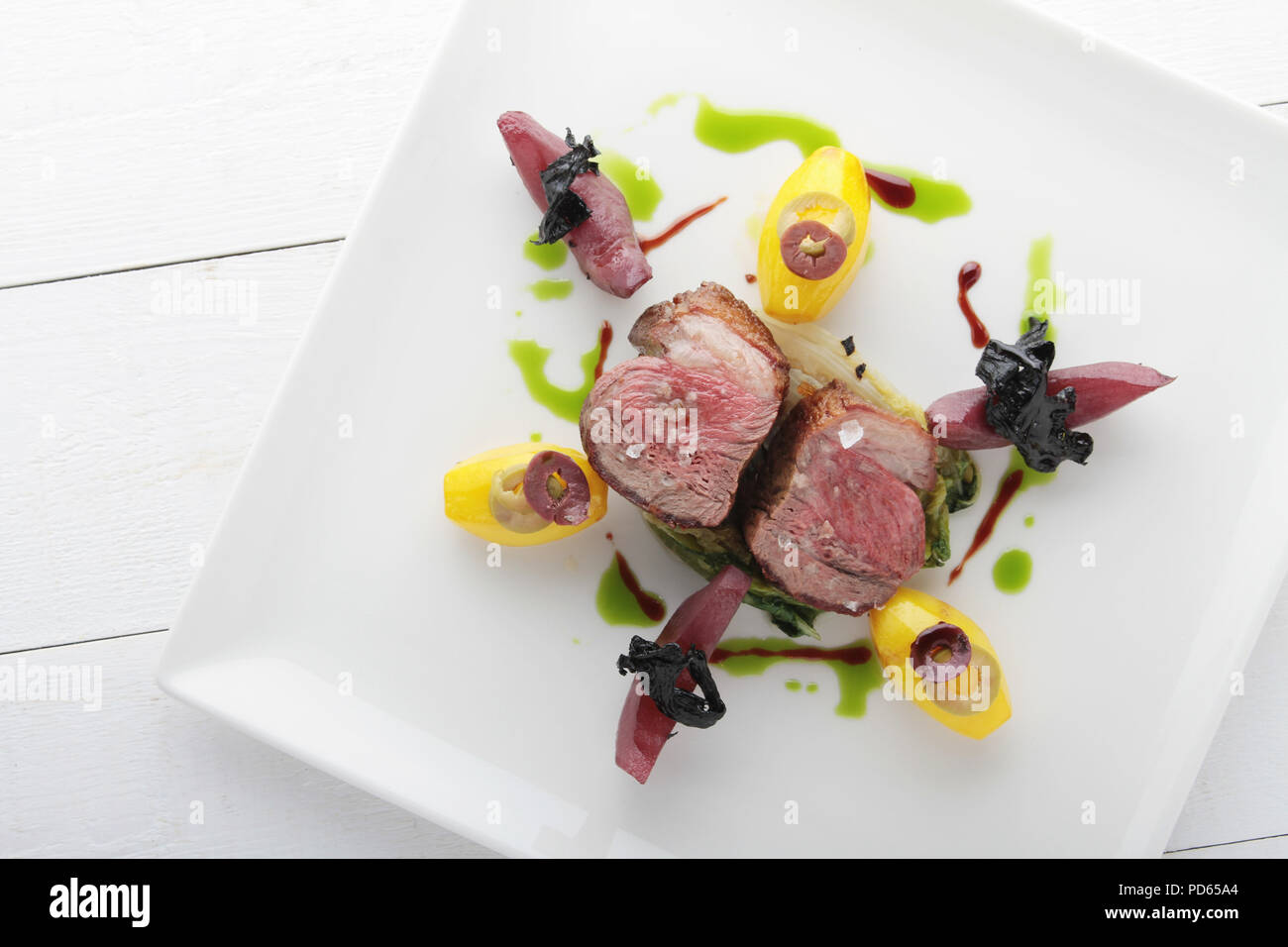 English spring lamb eating hi-res stock photography and images - Alamy