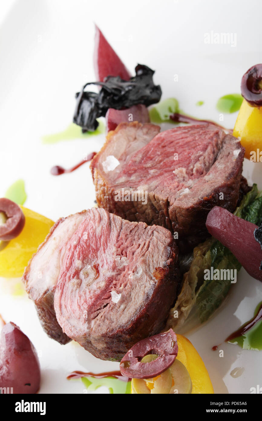 English spring lamb eating hi-res stock photography and images - Alamy