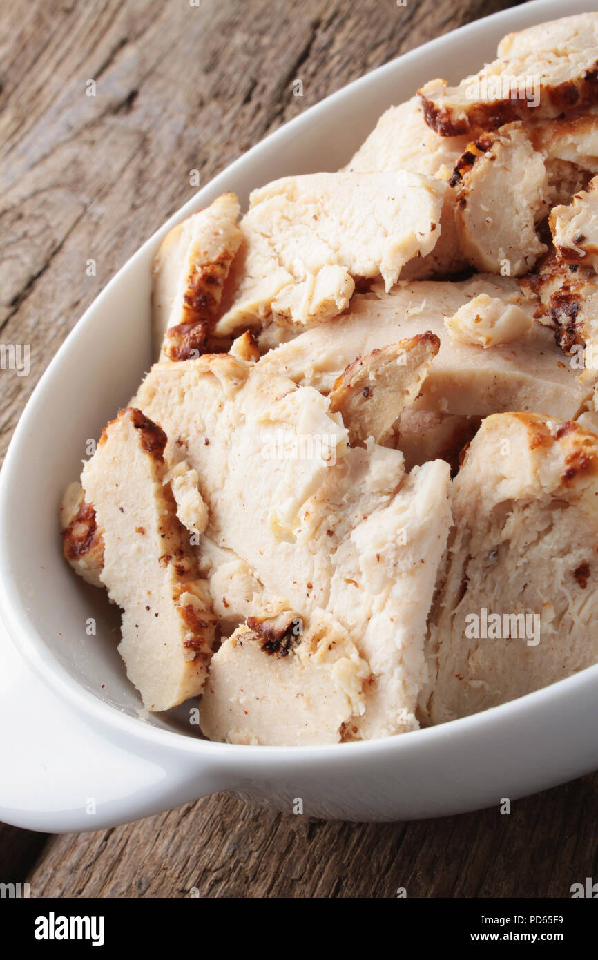 roast sliced chicken Stock Photo - Alamy