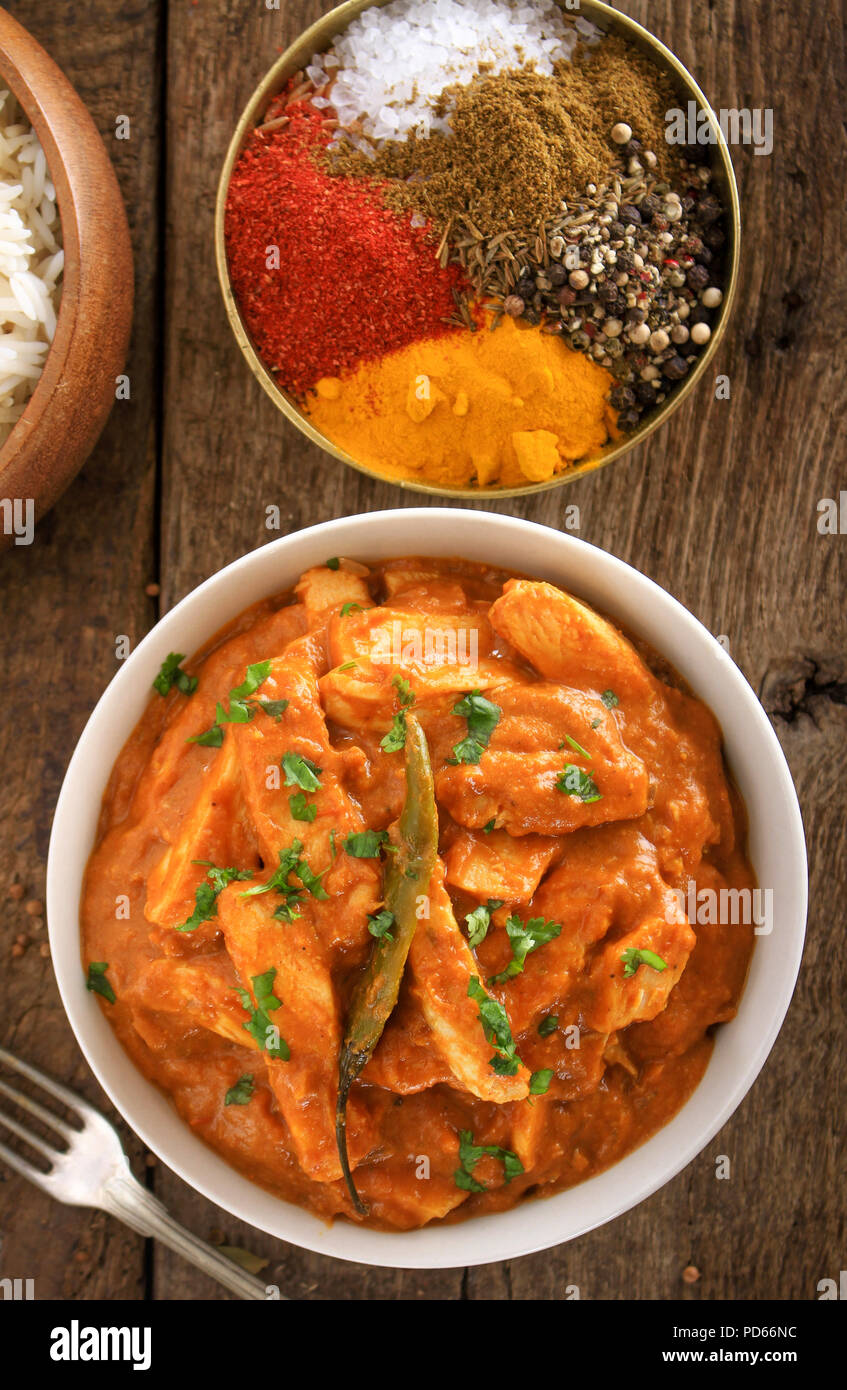 Traditional chicken chickpea curry hi-res stock photography and images ...