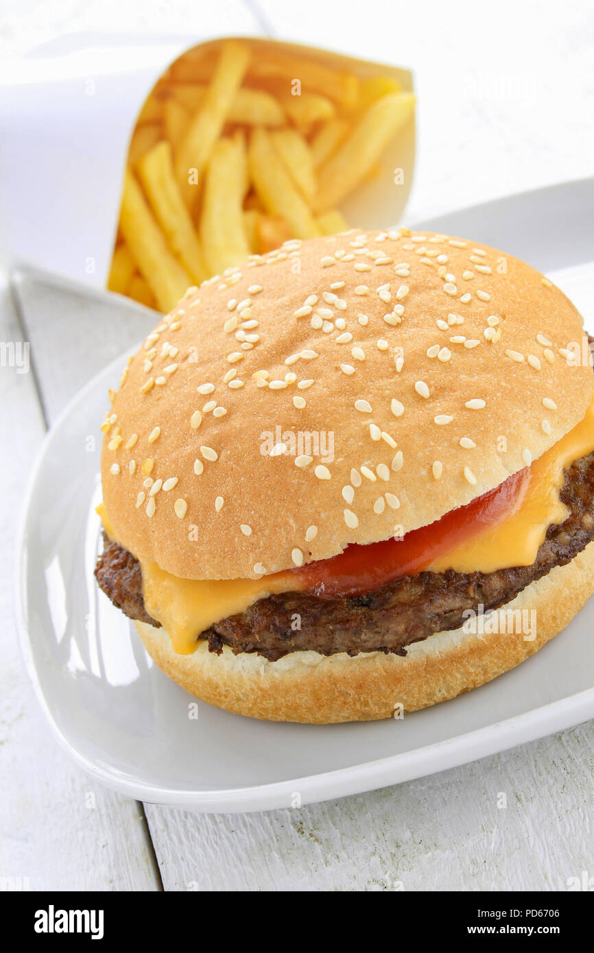 Burger brioche bun bbq hi-res stock photography and images - Alamy