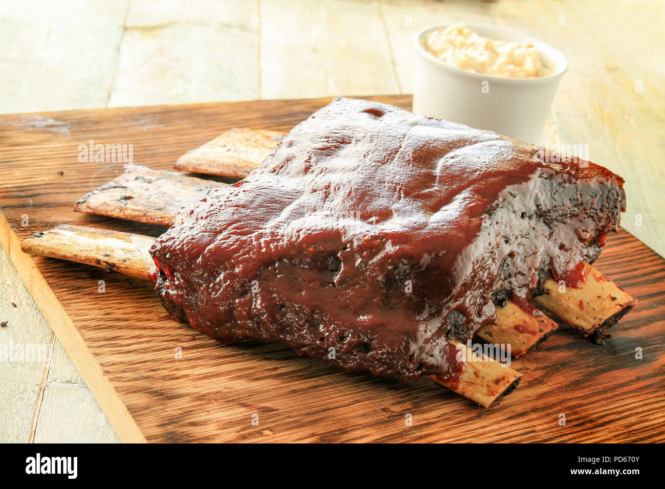 large roast beef rib Stock Photo - Alamy