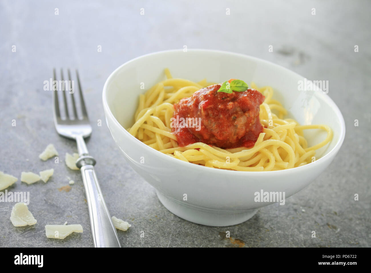 Plated meatballs meal hi-res stock photography and images - Alamy