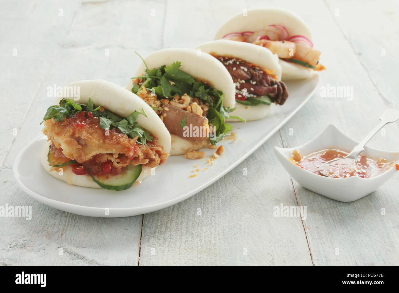 malaysian steamed bao buns Stock Photo - Alamy