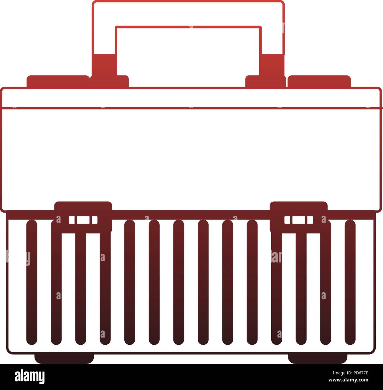 Red toolbox Stock Vector Images - Alamy