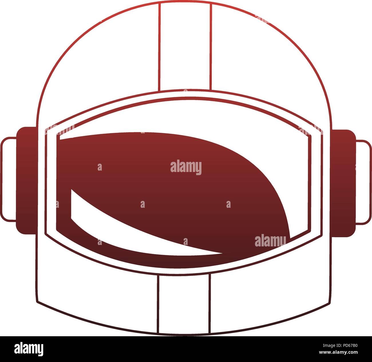 Helmet red star Stock Vector Images - Alamy