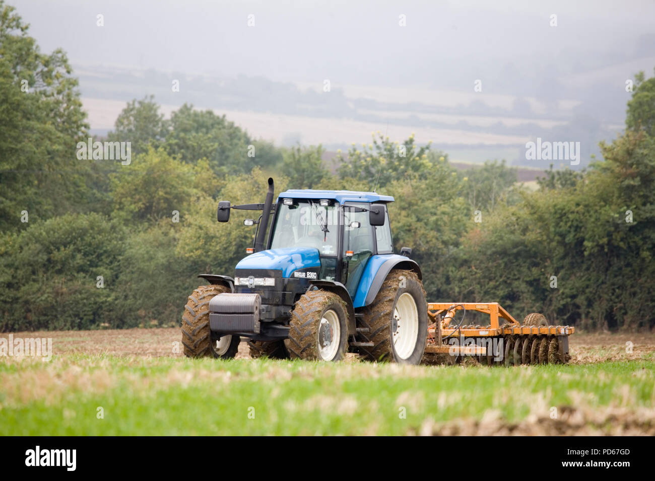 Harrowing fields hi-res stock photography and images - Alamy