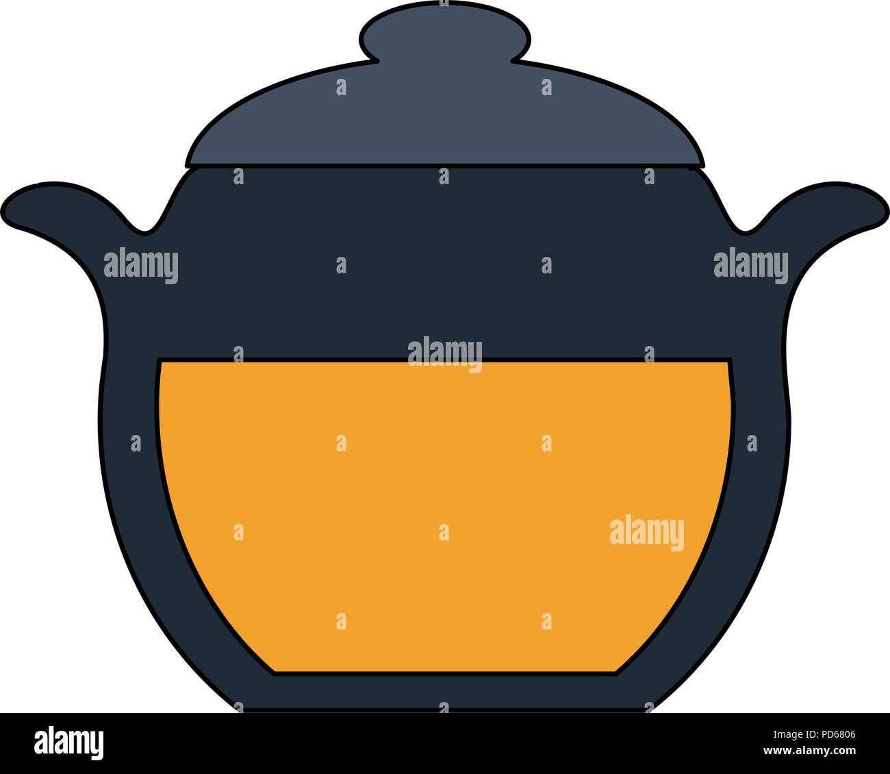 Kitchen pot isolated Stock Vector Image & Art - Alamy