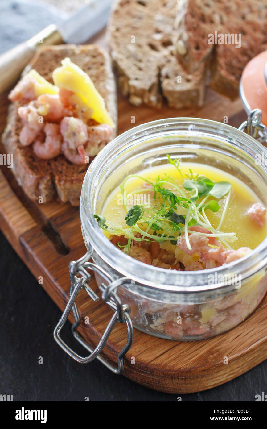 Potted shrimp appetizer hi-res stock photography and images - Alamy