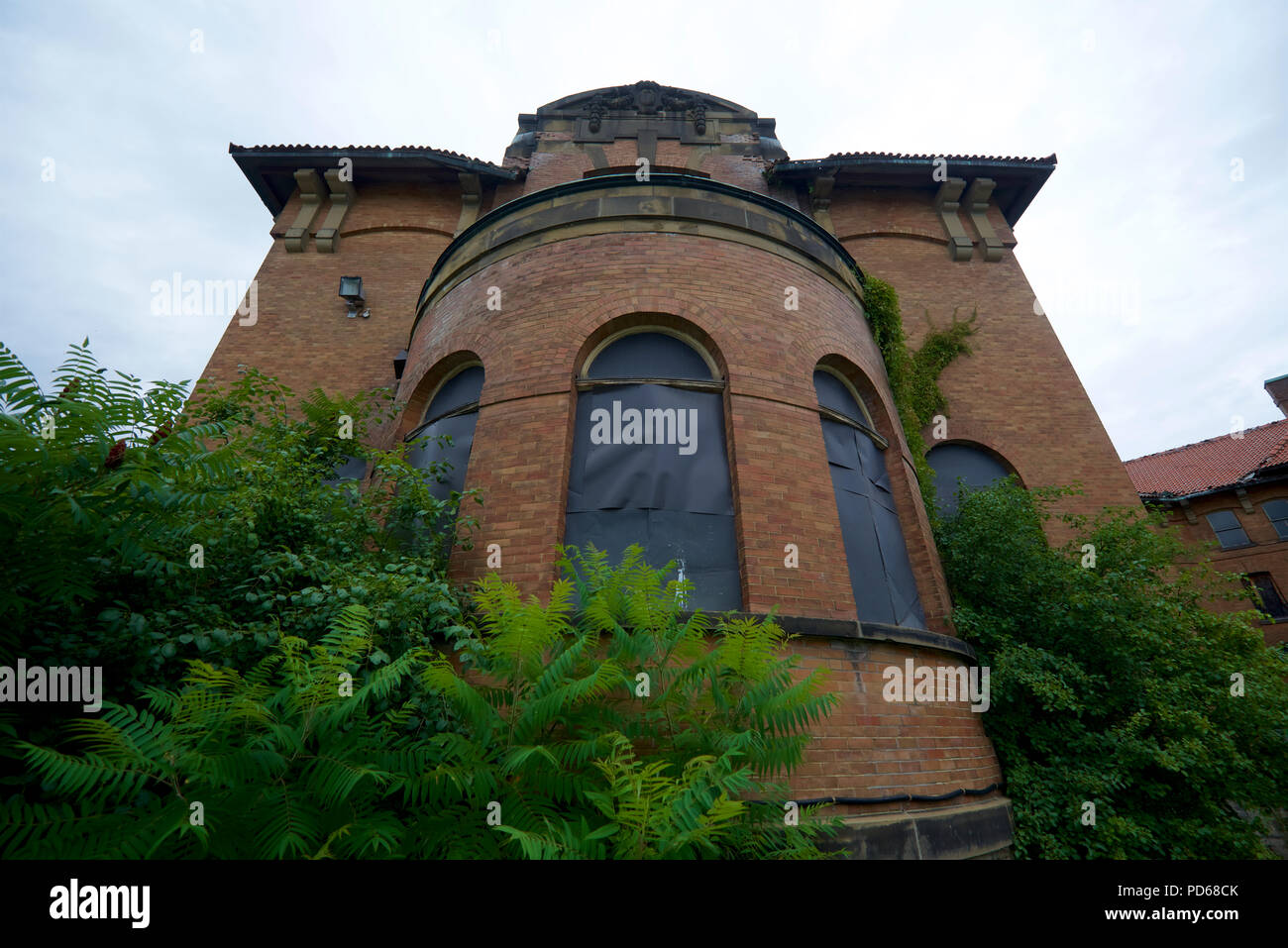Derelict Brittain Hall on the campus of MaGill University (CEGEP John ...