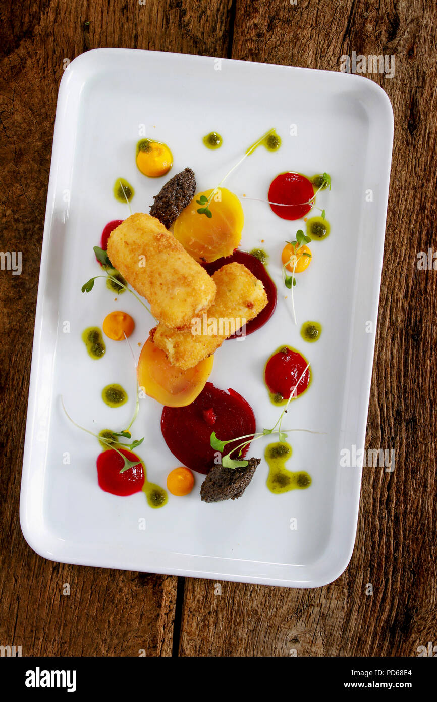 Plated Croquette Appetizer High Resolution Stock Photography and Images ...