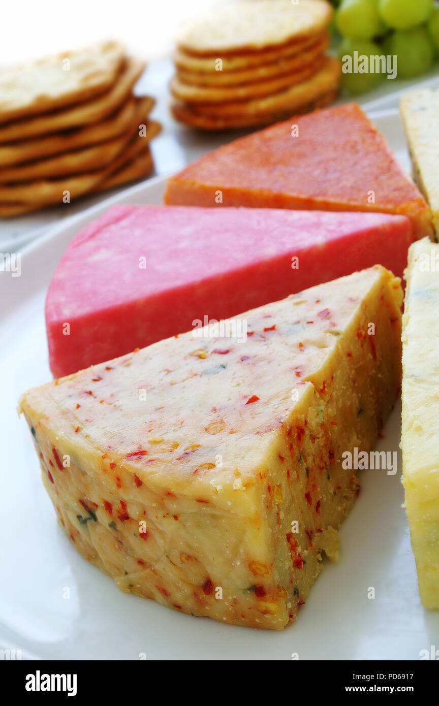mixed cheese selection Stock Photo - Alamy