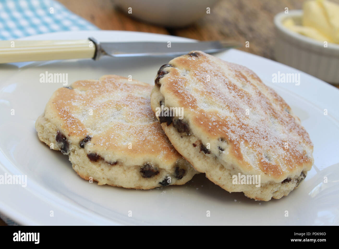 traditional welsh cakes Stock Photo - Alamy
