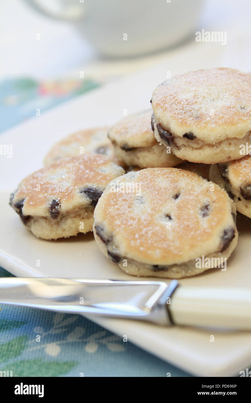 traditional welsh cakes Stock Photo - Alamy