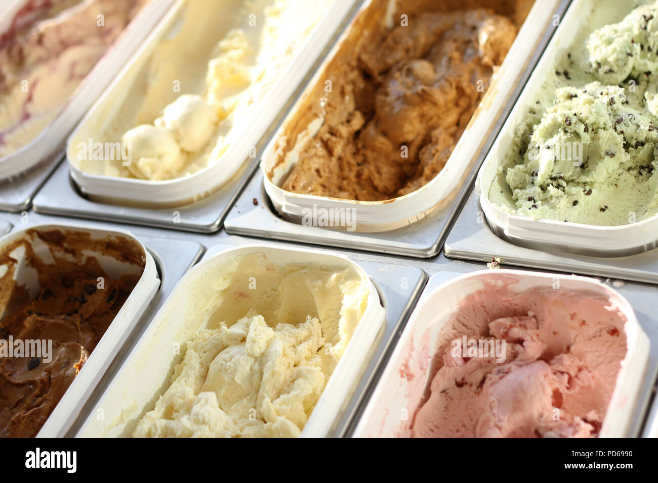 traditional dairy ice cream Stock Photo - Alamy