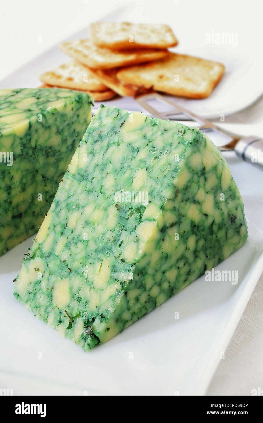 Sage derby cheese hi-res stock photography and images - Alamy