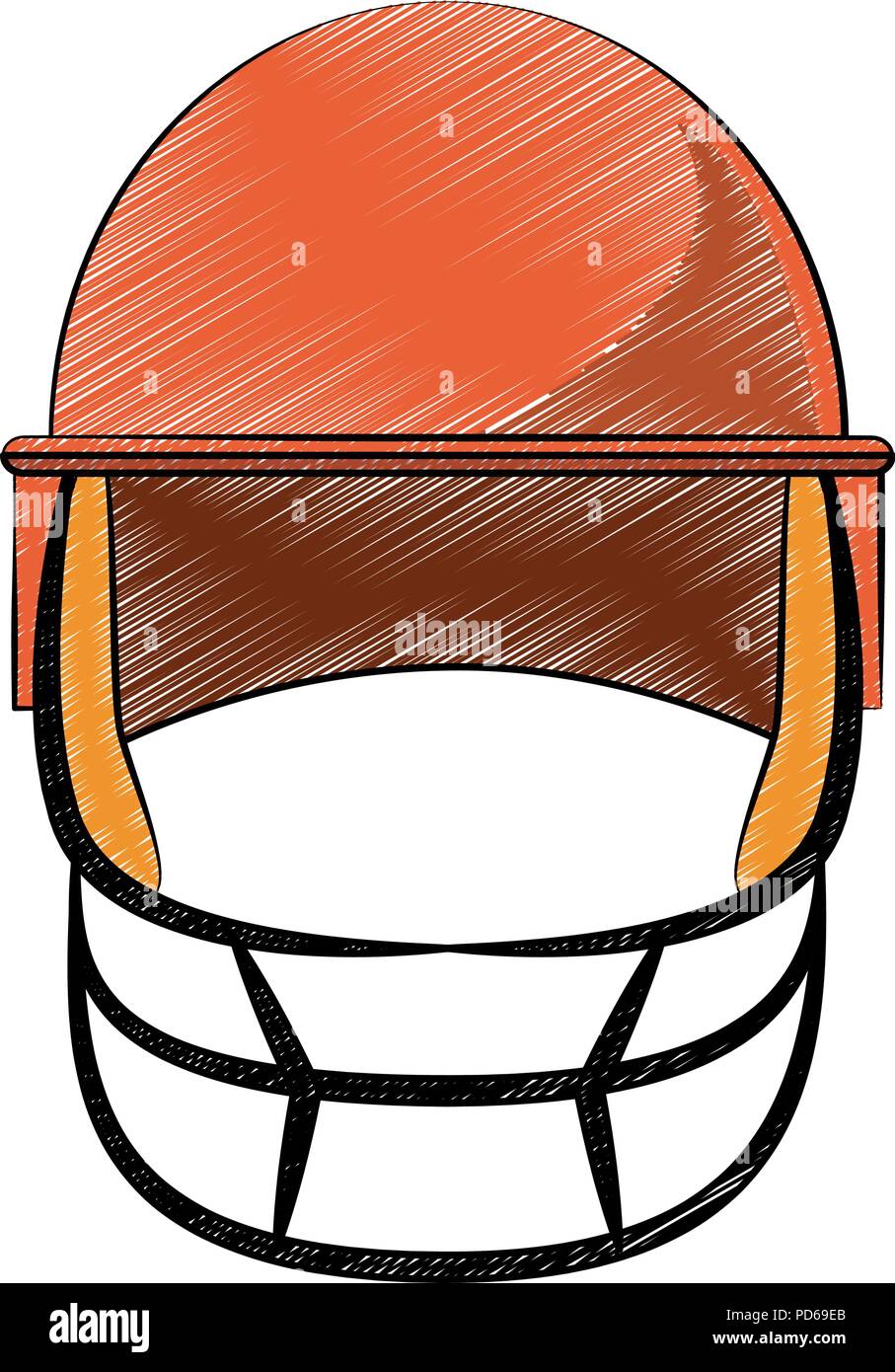 Football sport helmet scribble Stock Vector Image & Art - Alamy