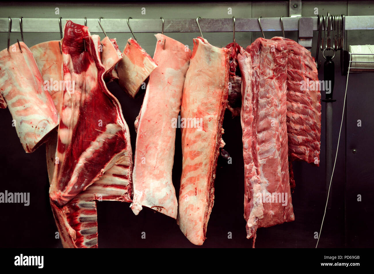 Butchering lamb hi-res stock photography and images - Alamy