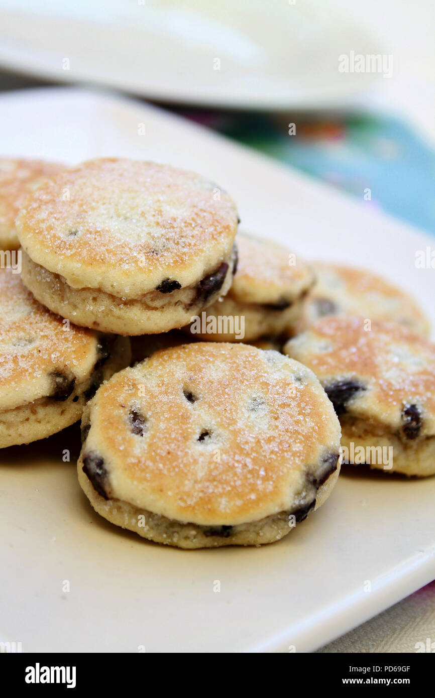 traditional welsh cakes Stock Photo - Alamy