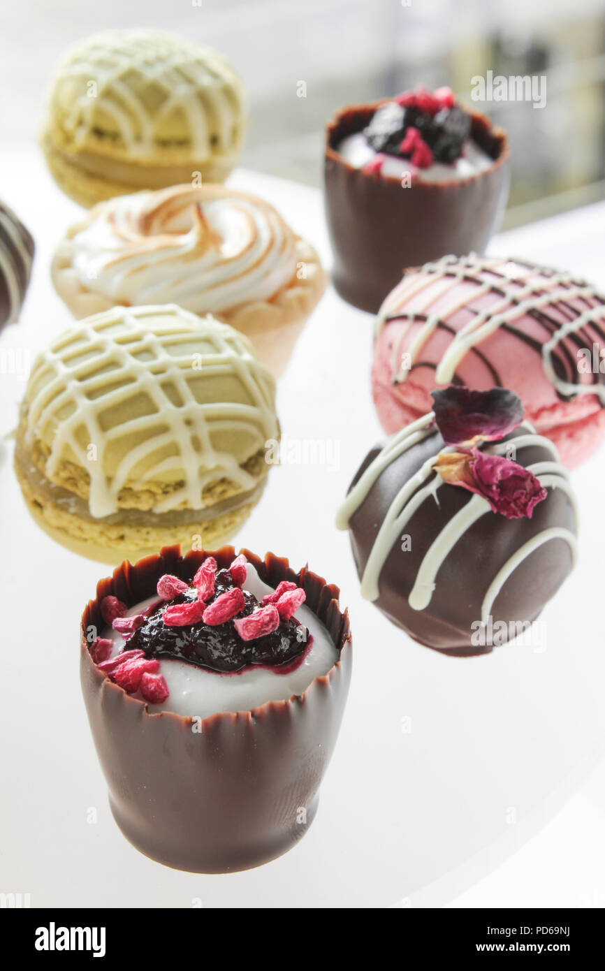 mixed hand made sweets Stock Photo - Alamy