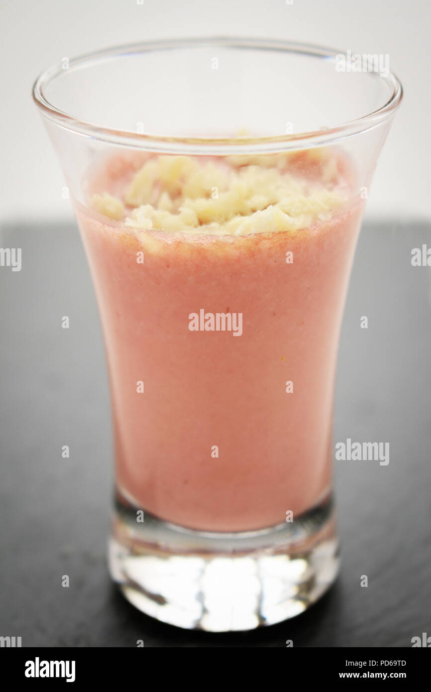 Strawberry mousse shot glass hi-res stock photography and images - Alamy