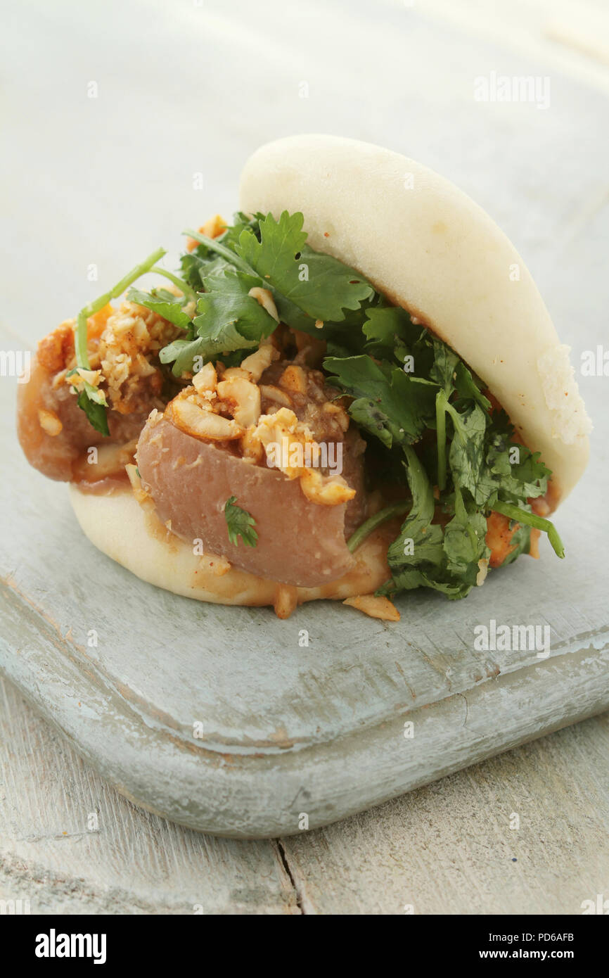 malaysian steamed bao buns Stock Photo - Alamy