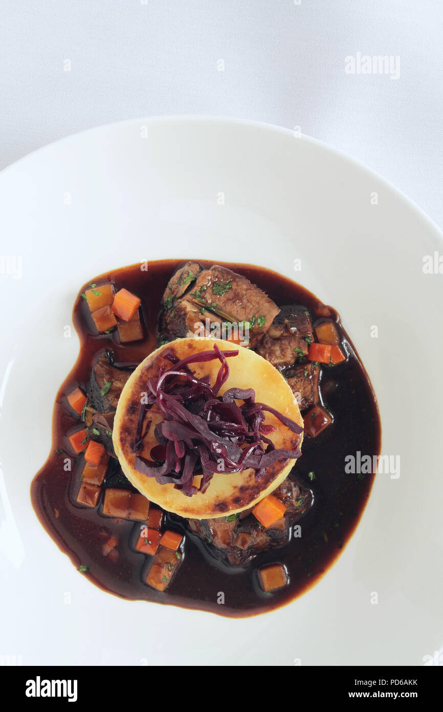 Plated main hi-res stock photography and images - Alamy