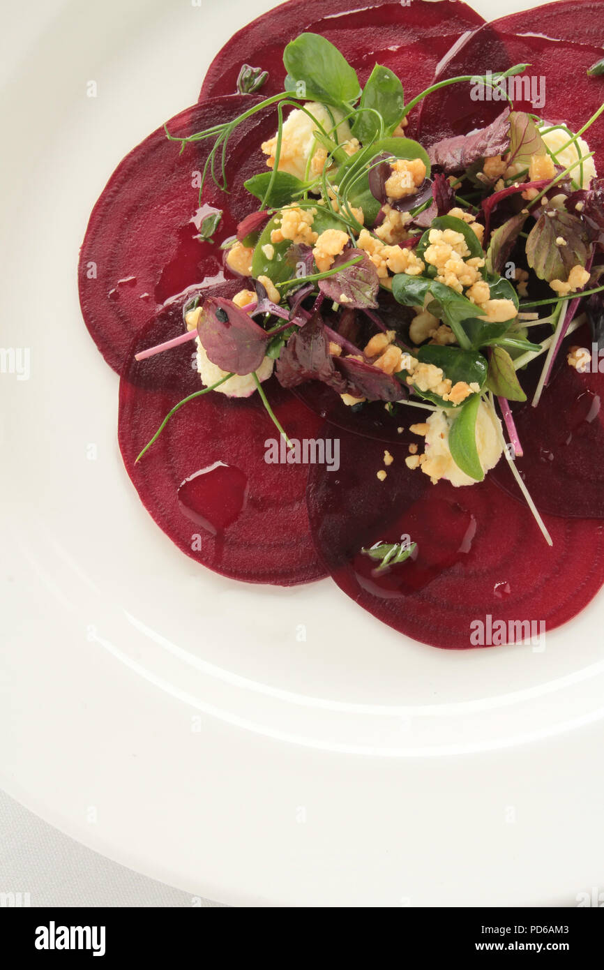 Beetroot salad plated hi-res stock photography and images - Alamy