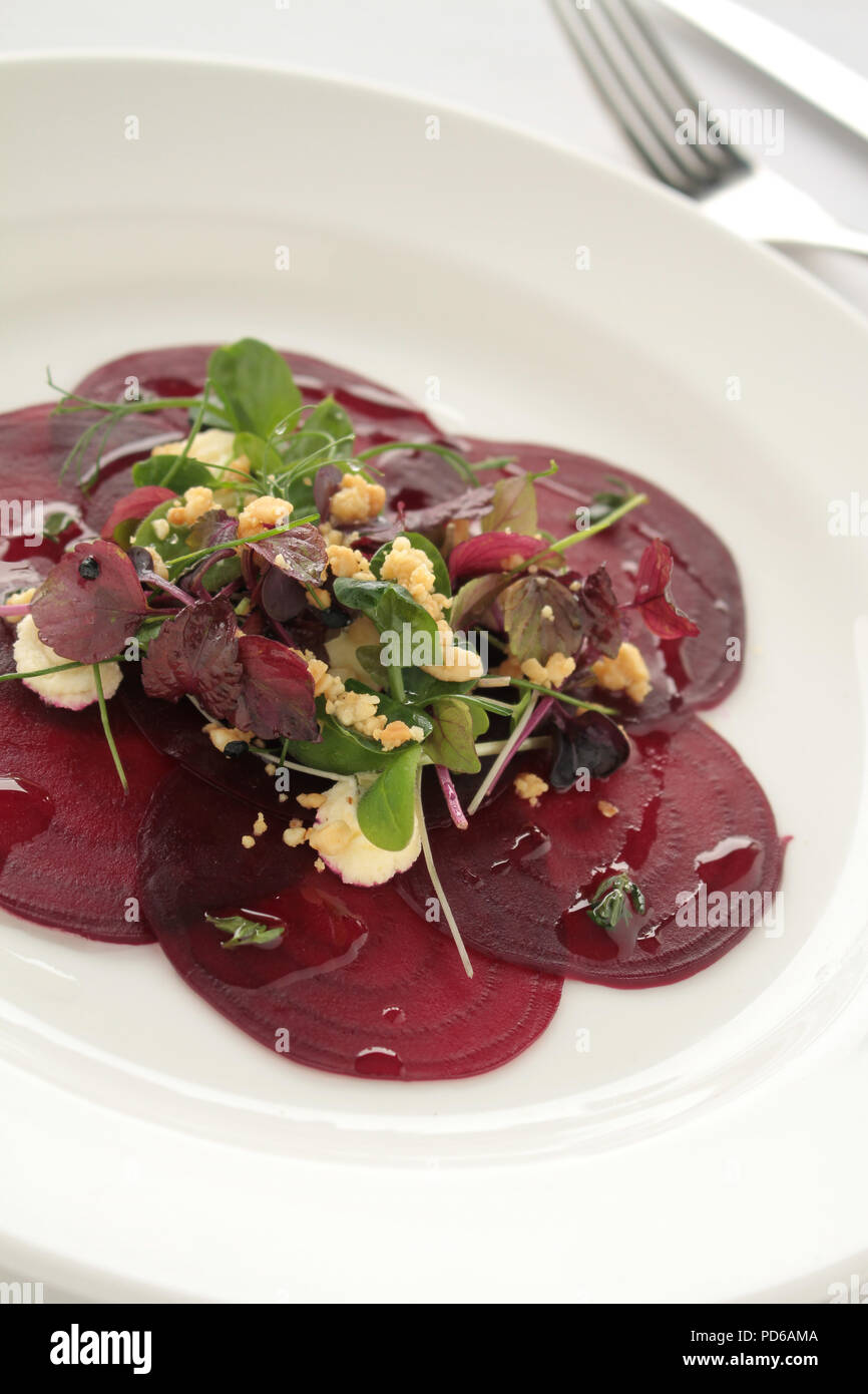 Beetroot salad plated hi-res stock photography and images - Alamy
