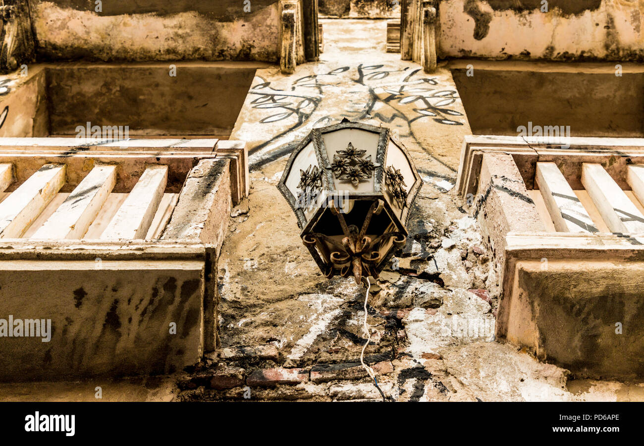 A typical view in the old town in getsemani in Cartagena colombia Stock ...