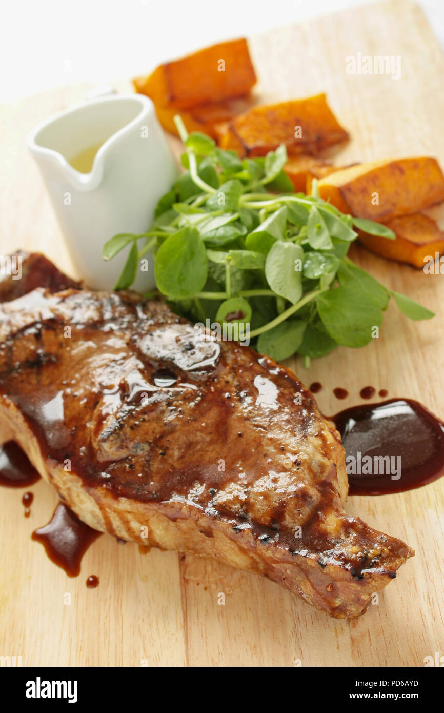 Barnsley chop with chips hi-res stock photography and images - Alamy