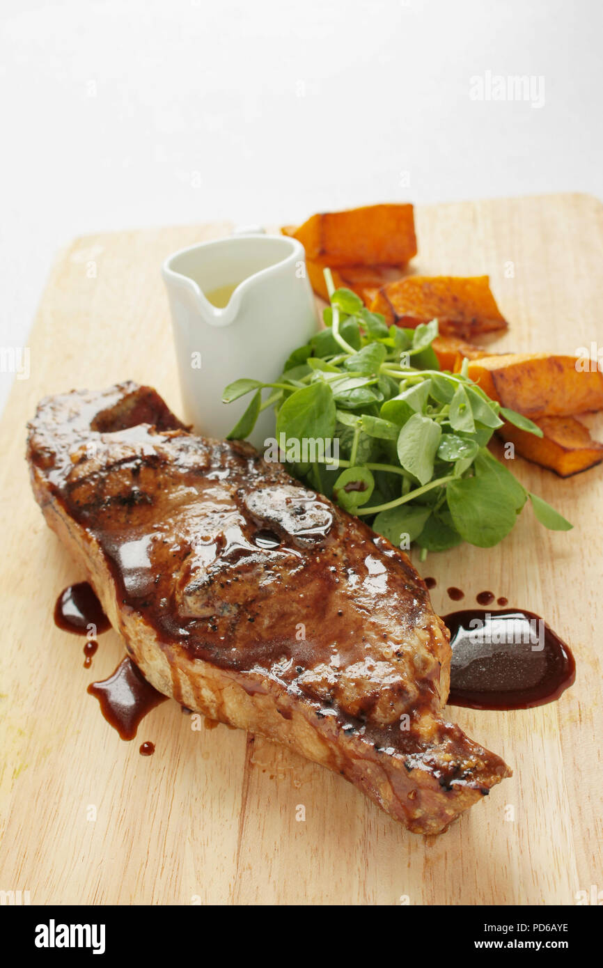 Traditional barnsley chop meal hi-res stock photography and images - Alamy