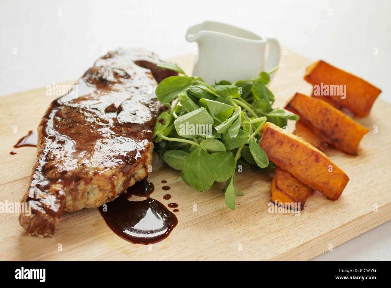 plated lamb main meal Stock Photo - Alamy