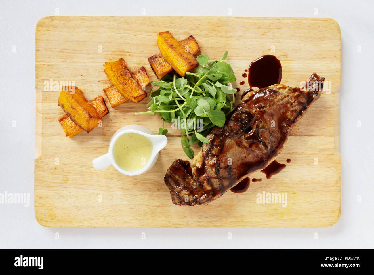 Barnsley chop with chips hi-res stock photography and images - Alamy