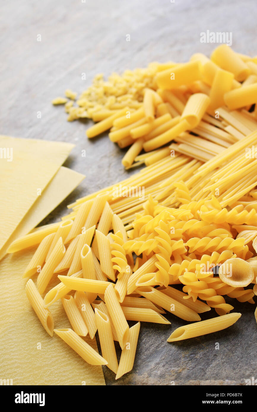 fresh uncooked pasta Stock Photo - Alamy