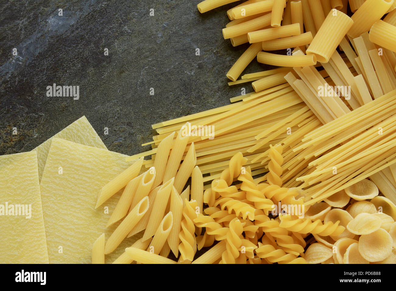 fresh uncooked pasta Stock Photo - Alamy
