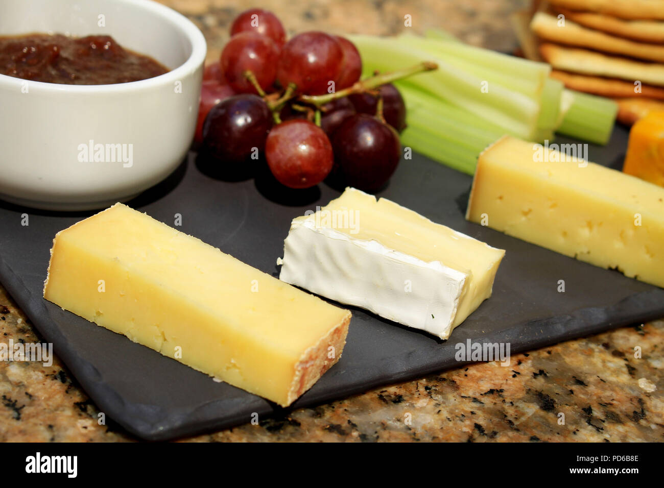 mixed cheese selection Stock Photo - Alamy