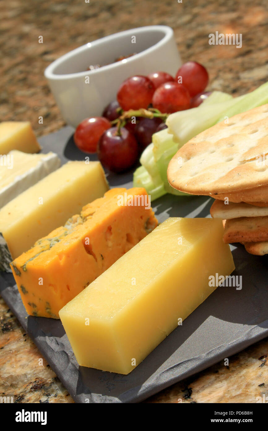 mixed cheese selection Stock Photo - Alamy