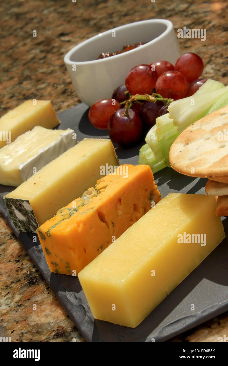 mixed cheese selection Stock Photo - Alamy