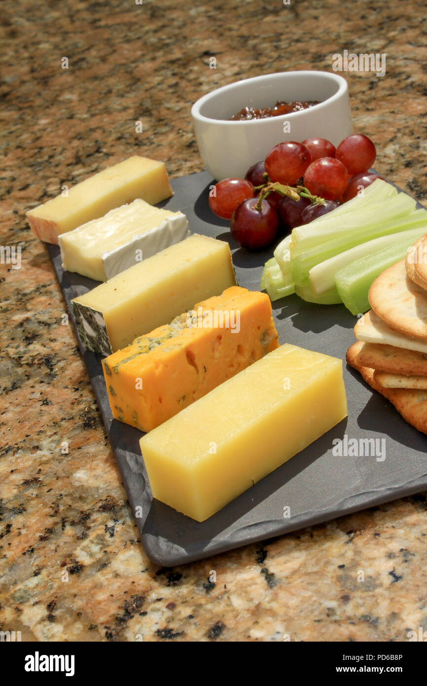mixed cheese selection Stock Photo - Alamy