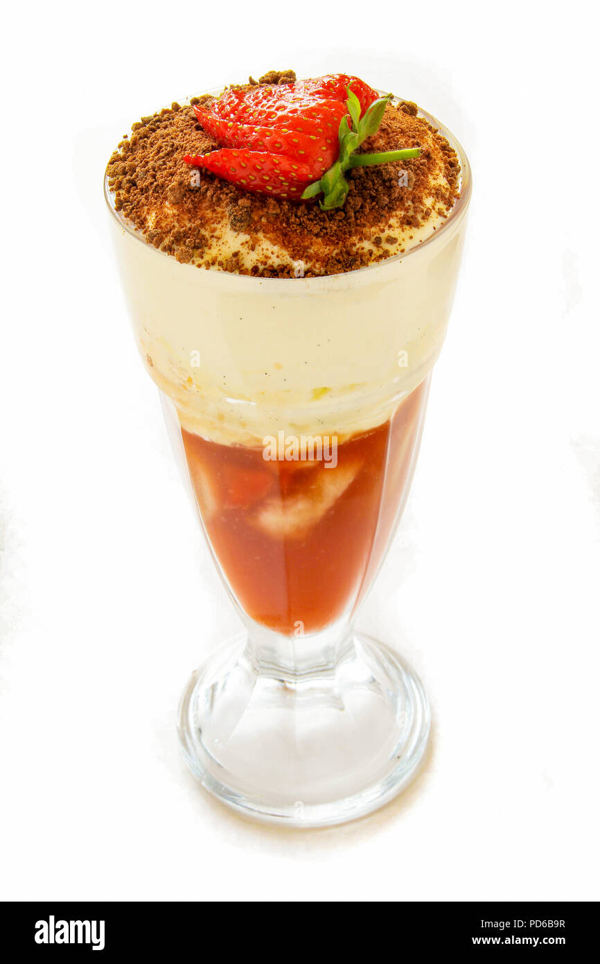 traditional English trifle dessert Stock Photo - Alamy