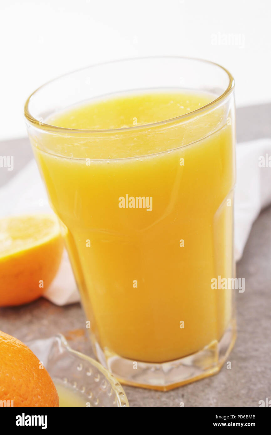 fresh orange juice Stock Photo - Alamy