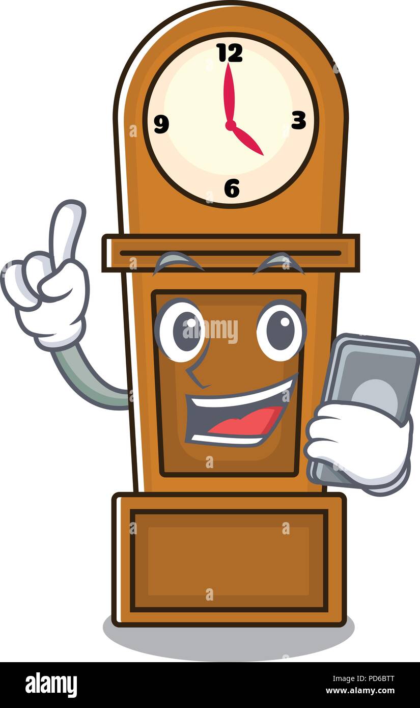 Cartoon Grandfather Clock Stock Photos & Cartoon Grandfather Clock ...