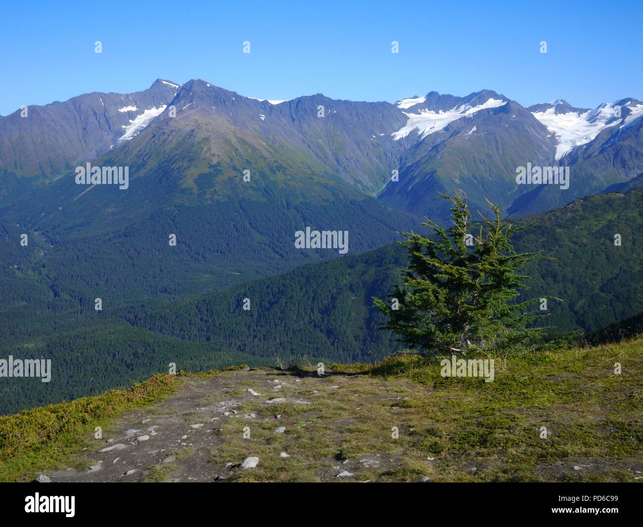 Alaska mountain panorama hi-res stock photography and images - Alamy
